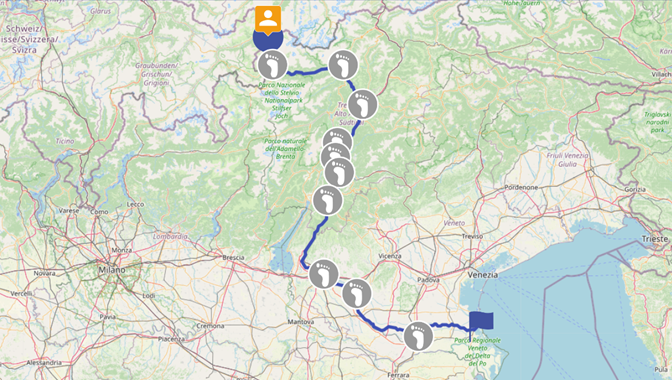 Il fiume Adigee i suoi principali affluenti – Climb – Kids Go Green